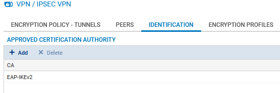 Creating IPsec VPN peer profiles