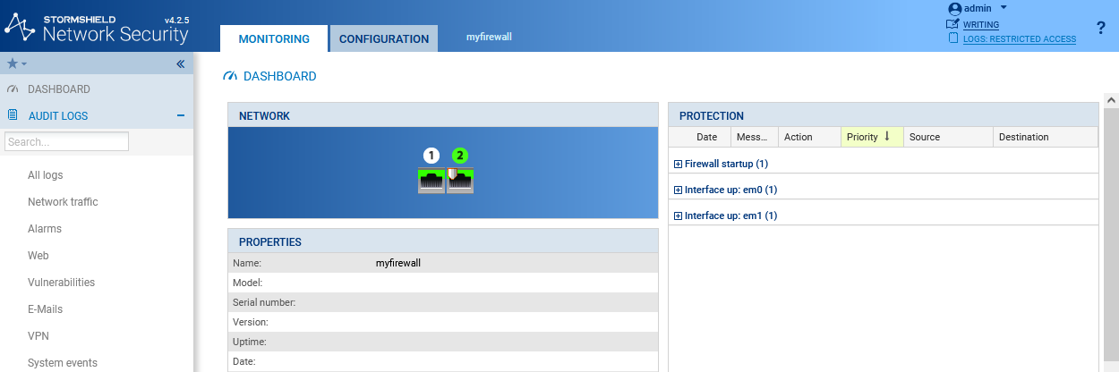 Making The Initial Connection On The Firewall
